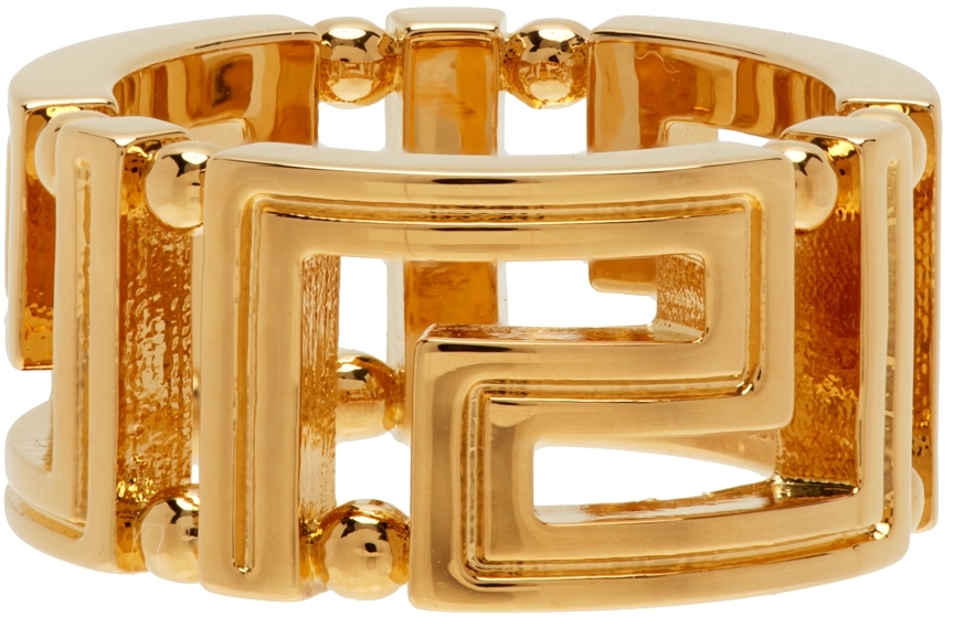 Versace Gold Grecamania Ring