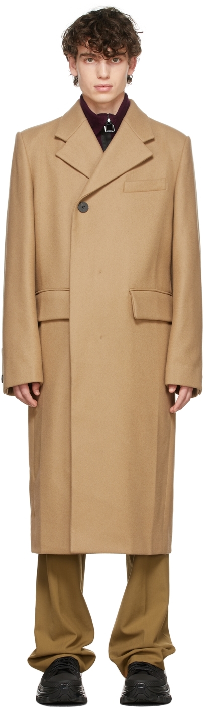Wooyoungmi Beige Hidden Placket Coat