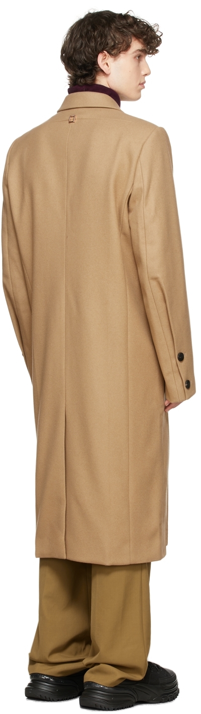 Wooyoungmi Beige Hidden Placket Coat