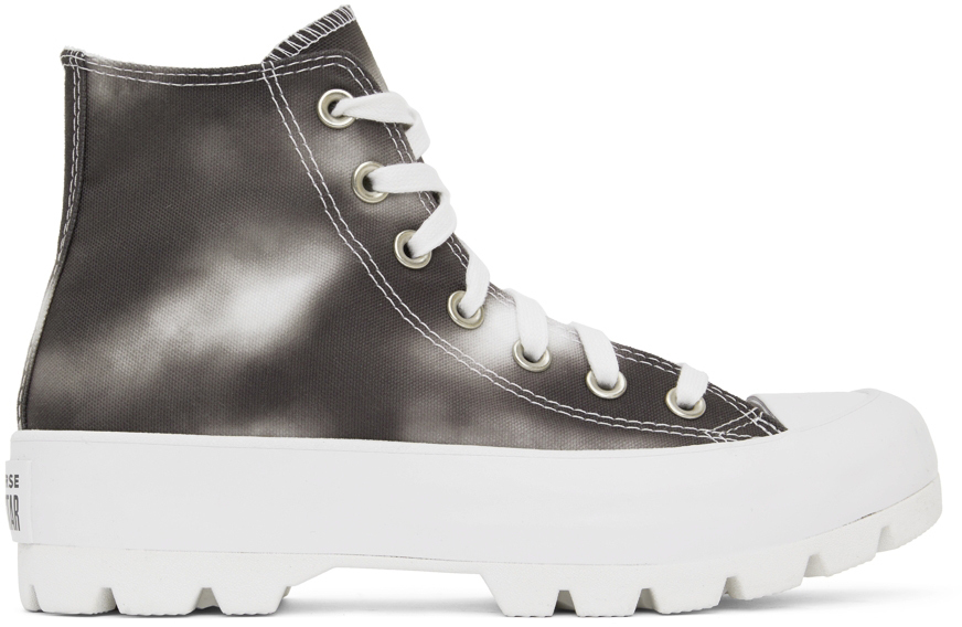 Baskets montantes Muted Cloud Wash Chuck Taylor All Star gris et blanc ...