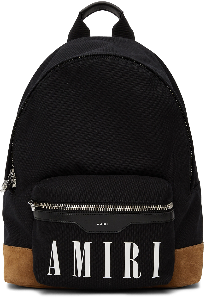AMIRI: 黑色 Classic 帆布双肩包 | SSENSE