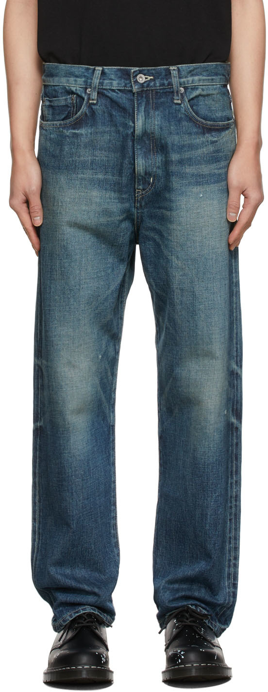 Neighborhood: Indigo Deep Basic Jeans | SSENSE Canada