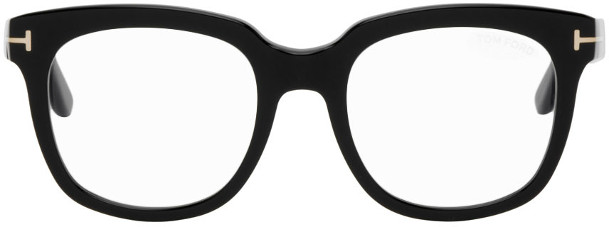 TOM FORD: Black 5537 Glasses | SSENSE Canada