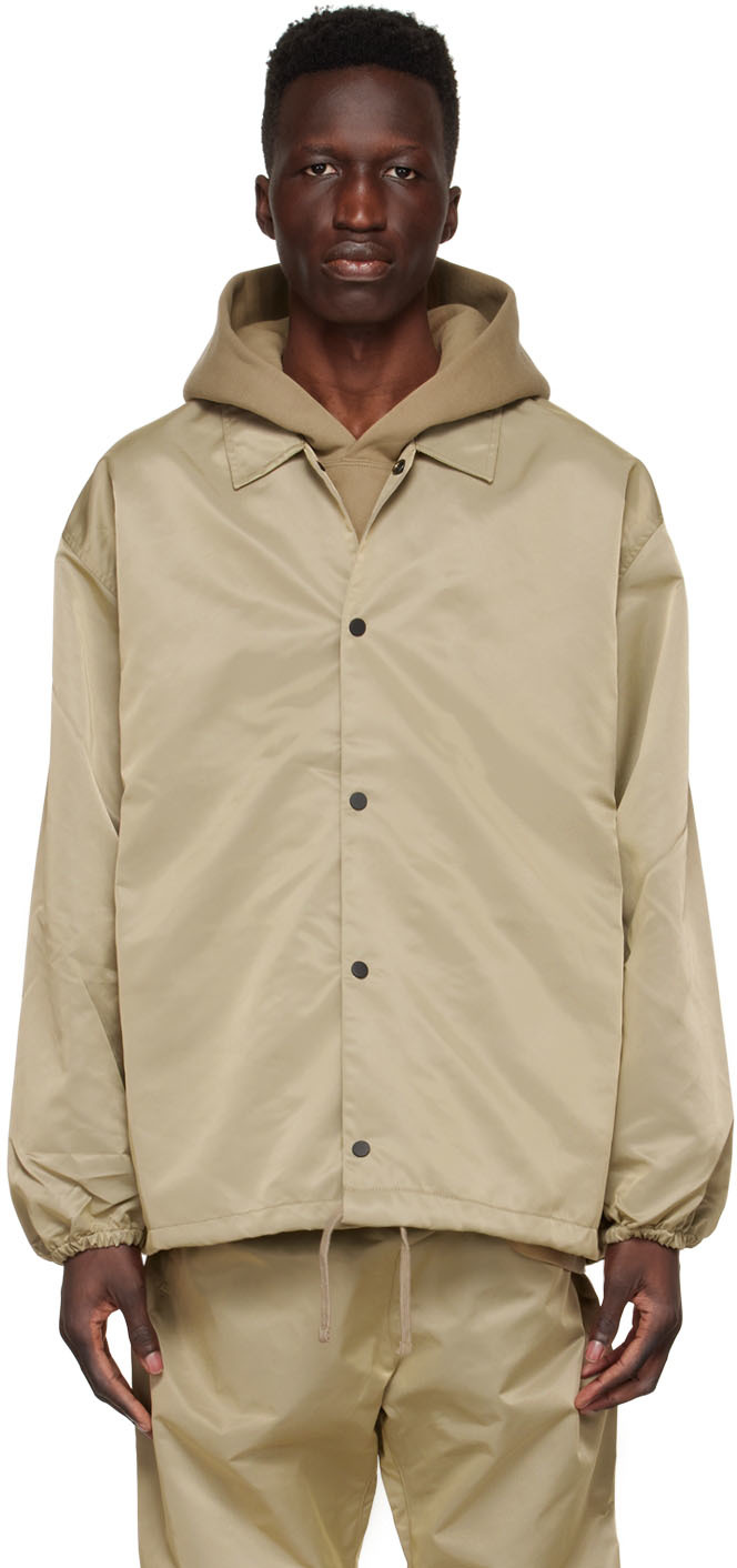 Essentials Tan Nylon Jacket