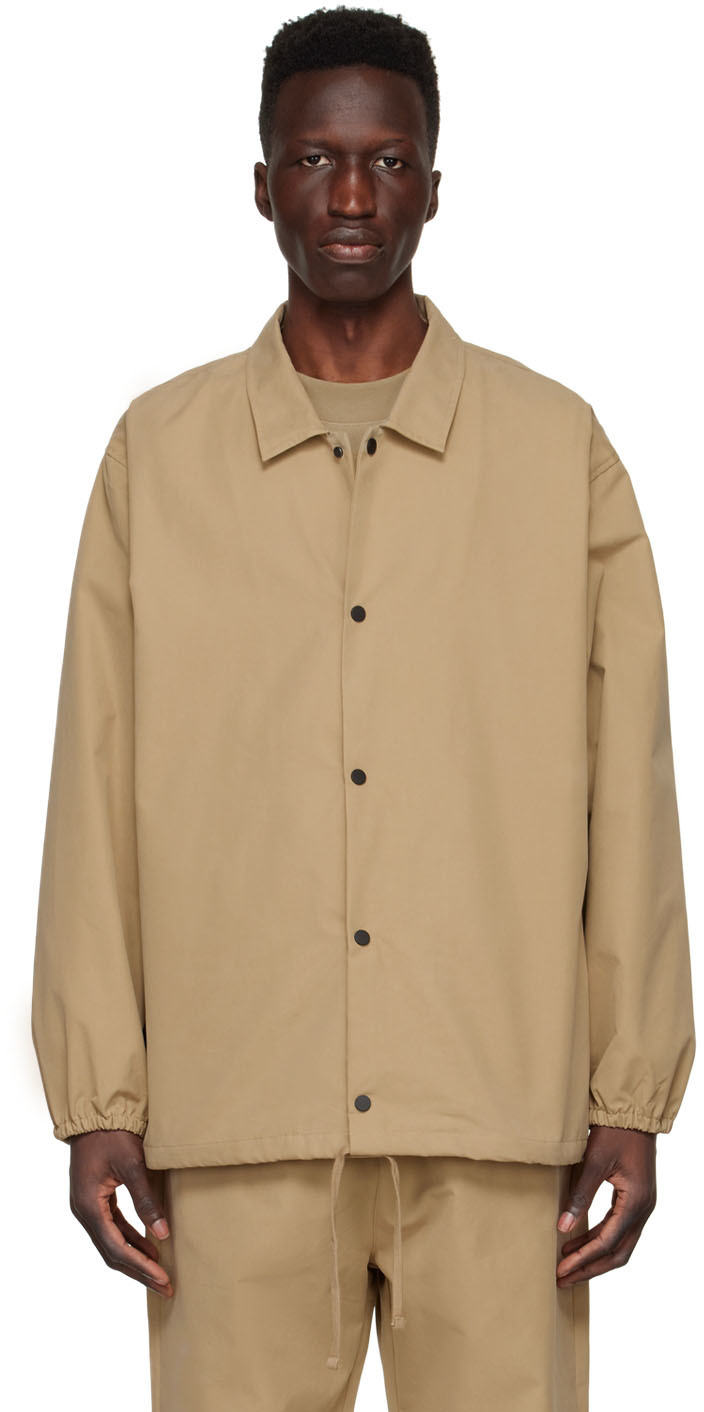 Essentials Tan Cotton Jacket