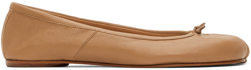 Maison Margiela Tan Tabi Ballerina Flats | Smart Closet