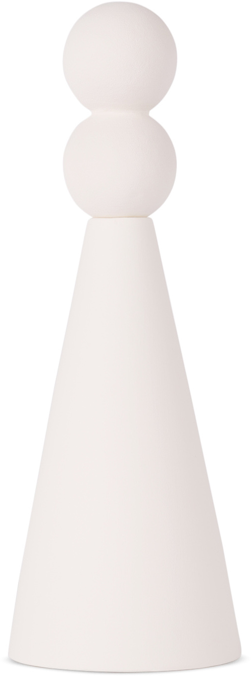 White Kaori Vase by Valeria Vasi on Sale