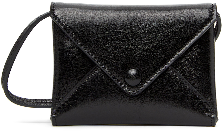 The Row Black Mini Envelope Bag