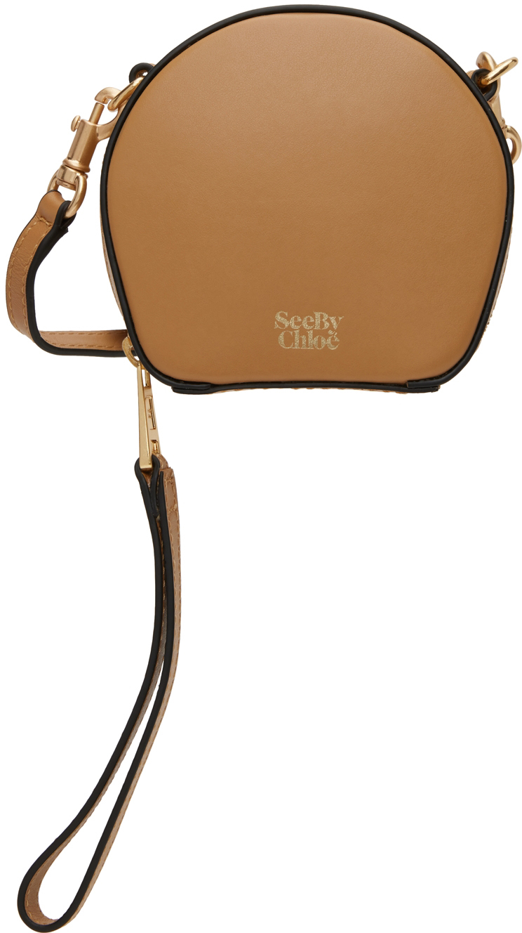 See by Chloé: Beige Mini Shell Shoulder Bag | SSENSE Canada