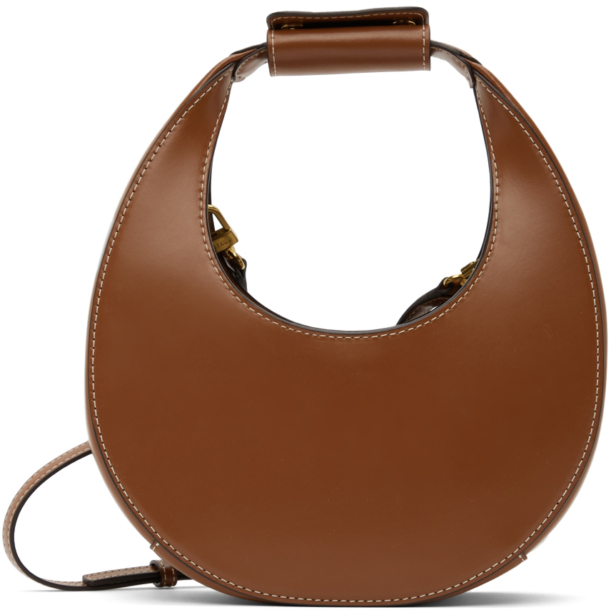 Staud Brown Mini Moon Bag | Smart Closet