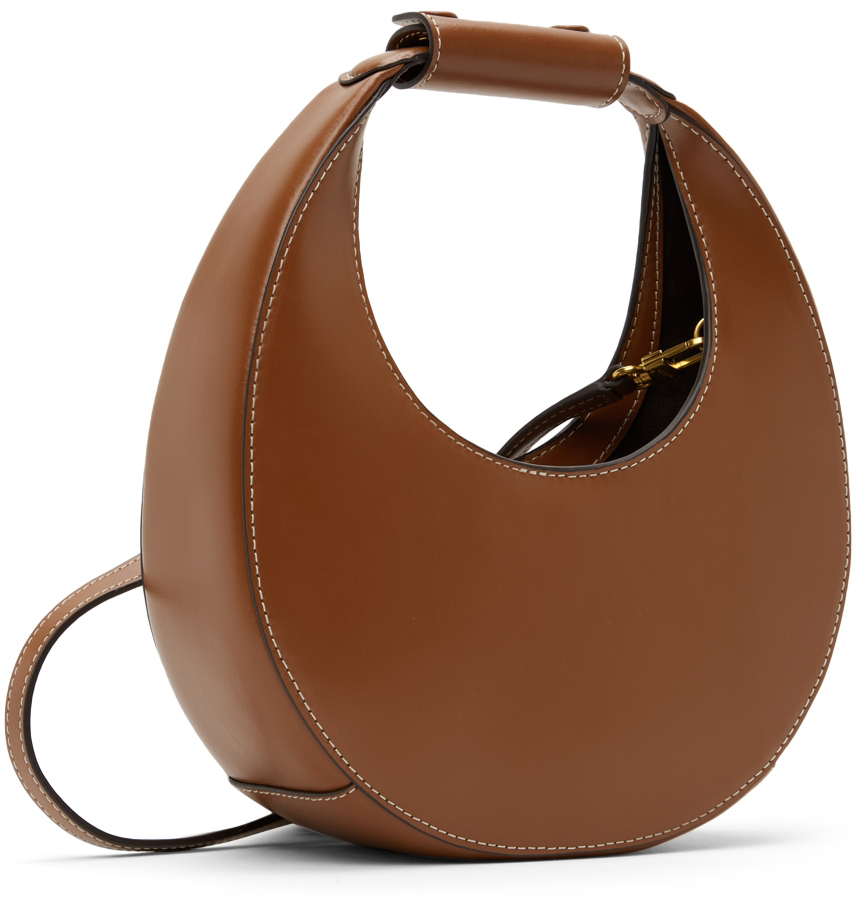 Staud Brown Mini Moon Bag | Smart Closet