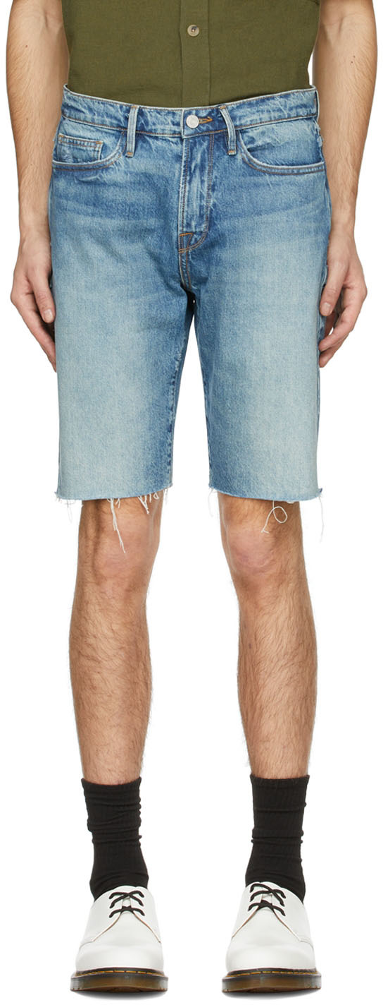 Frame Blue 'L'Homme Relaxed' Shorts | Smart Closet