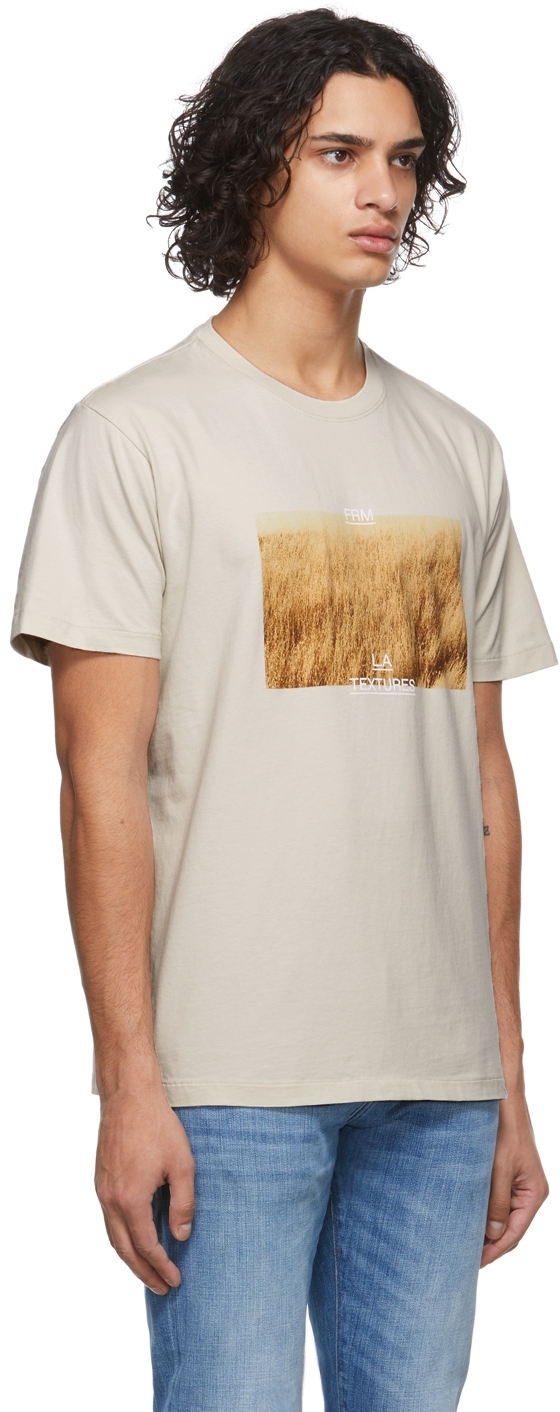 FRAME Cream Graphic Tee | Smart Closet