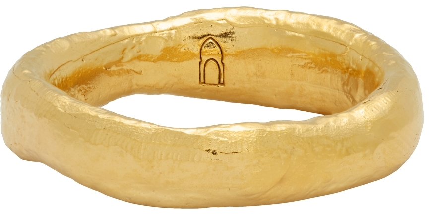 Dear Letterman: Gold 'The Nadim' Ring | SSENSE