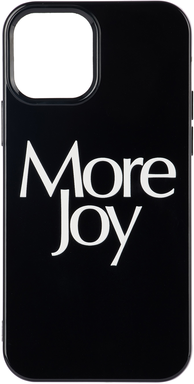 Black Logo iPhone 12 Case by More Joy on Sale