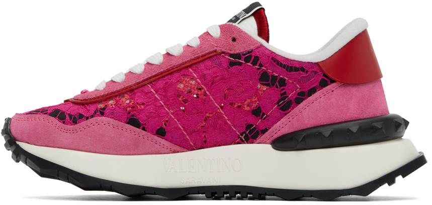 Valentino Garavani Black Lacerunner Sneakers | Smart Closet