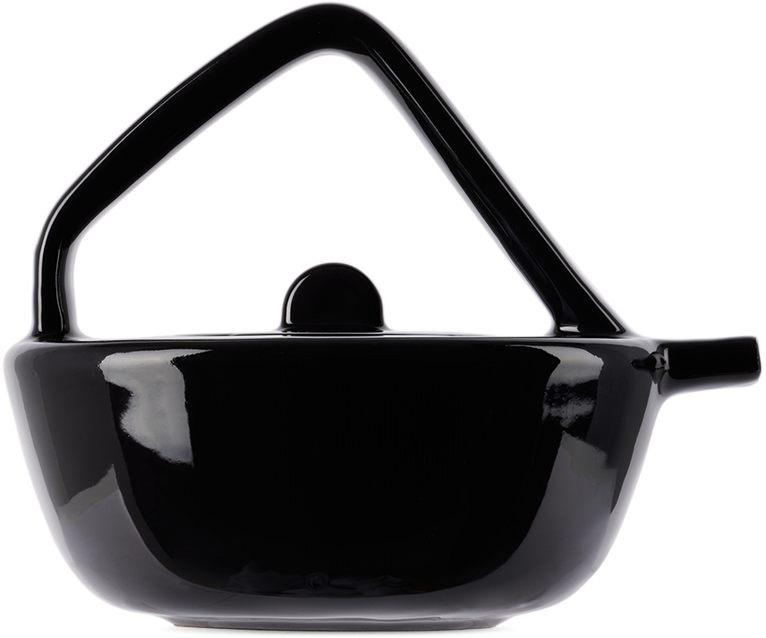 Black Large Ceramic Teapot by Clément Boutillon | SSENSE UK
