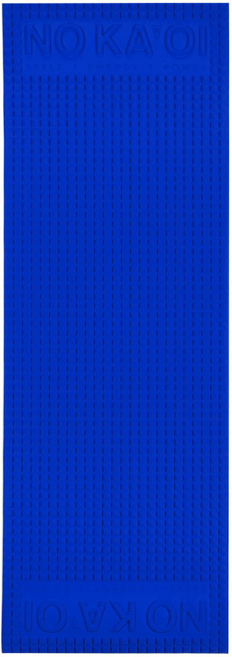 Blue Logo Yoga Mat by NO KA'OI | SSENSE UK