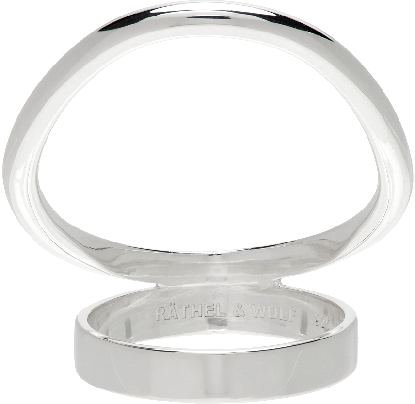 Silver Jesse Ring by RÄTHEL & WOLF on Sale