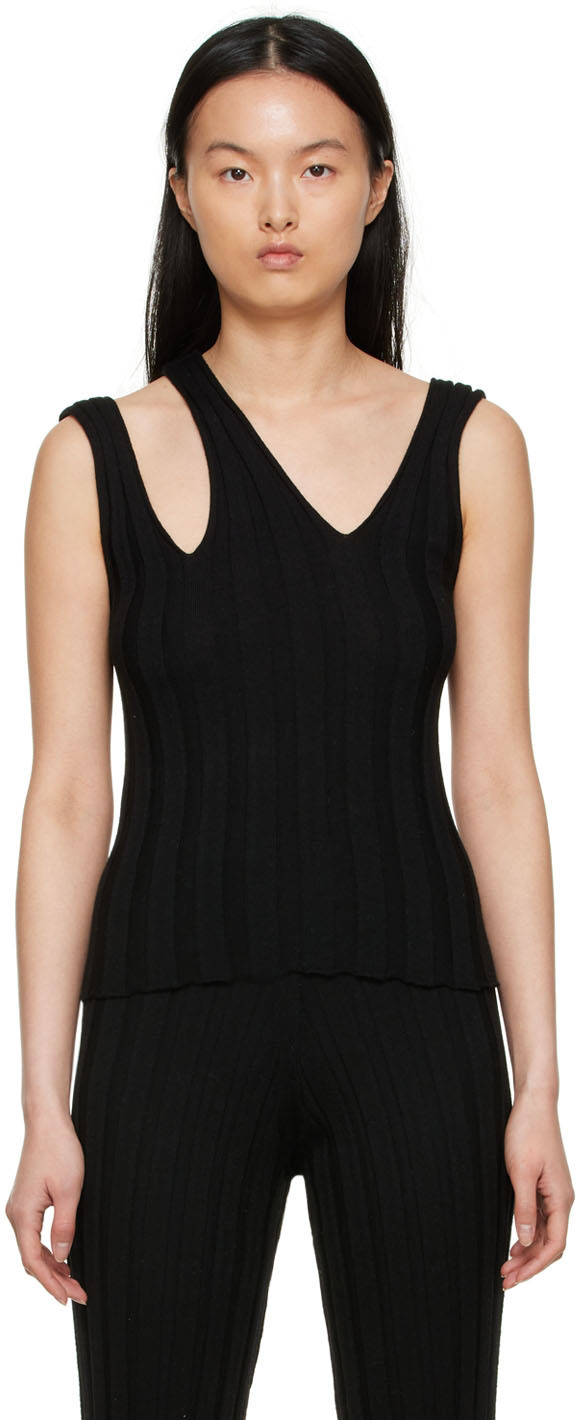 Baserange: Black Adler Tank Top | SSENSE UK