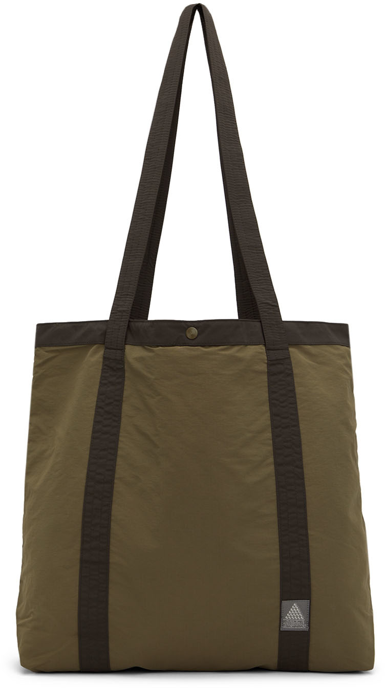 Green Ripstop Tote by Satta on Sale