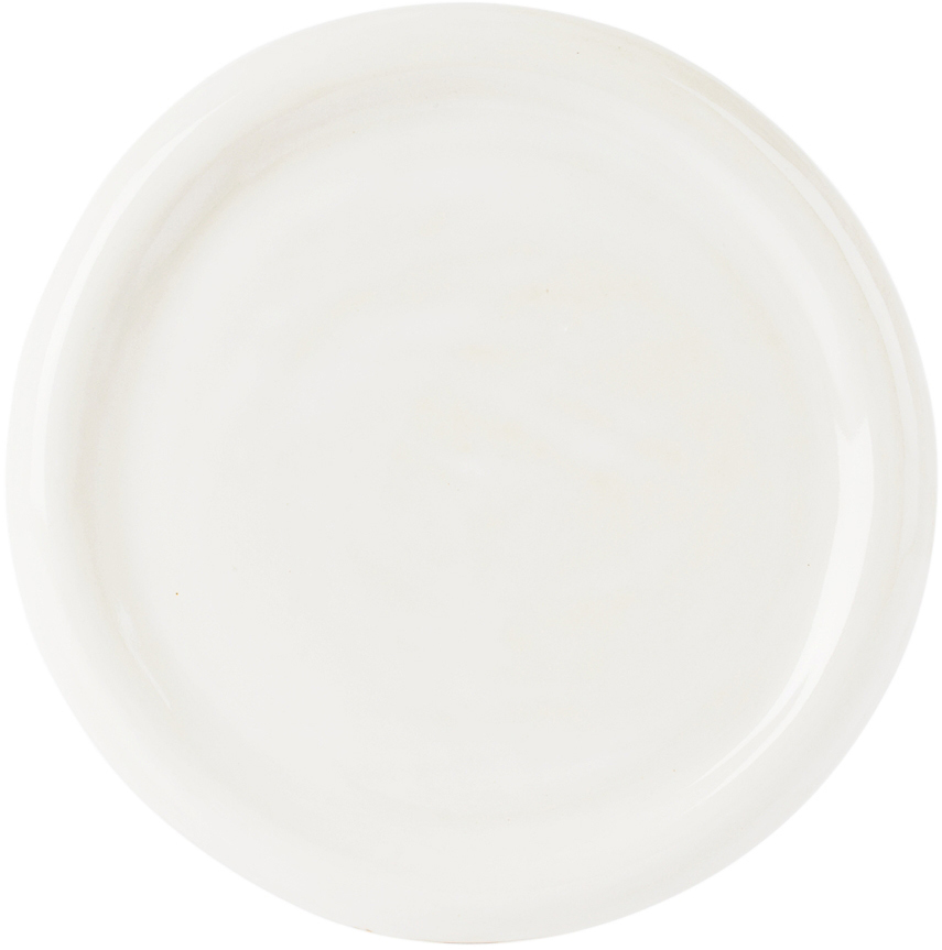 White Glazed Plate by BOMBAC | SSENSE