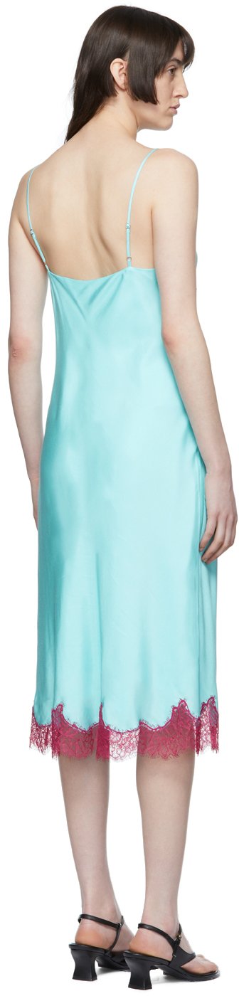 Rag & Bone Blue Logan Midi Dress In Bright Blue | ModeSens