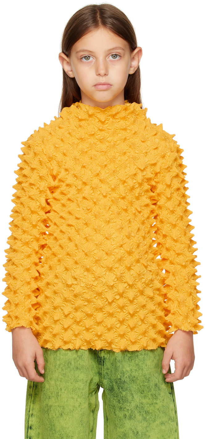 Kids Yellow Spike Top by M’A Kids on Sale