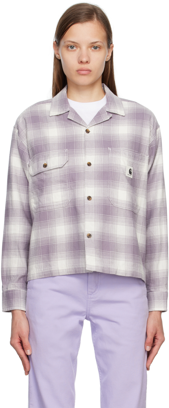 Purple Misty Shirt by Carhartt Work In Progress on Sale