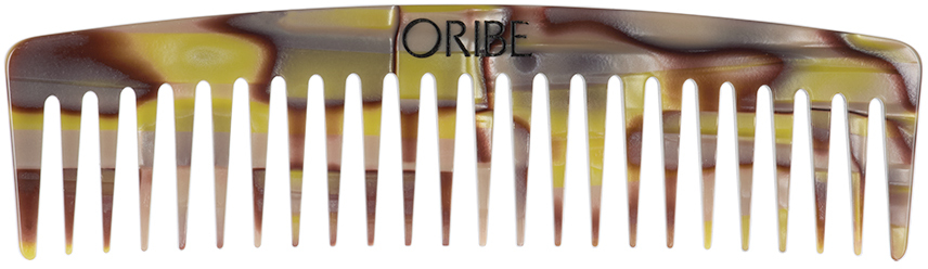 Burgundy & Green Italian Resin Wide Tooth Comb by Oribe | SSENSE