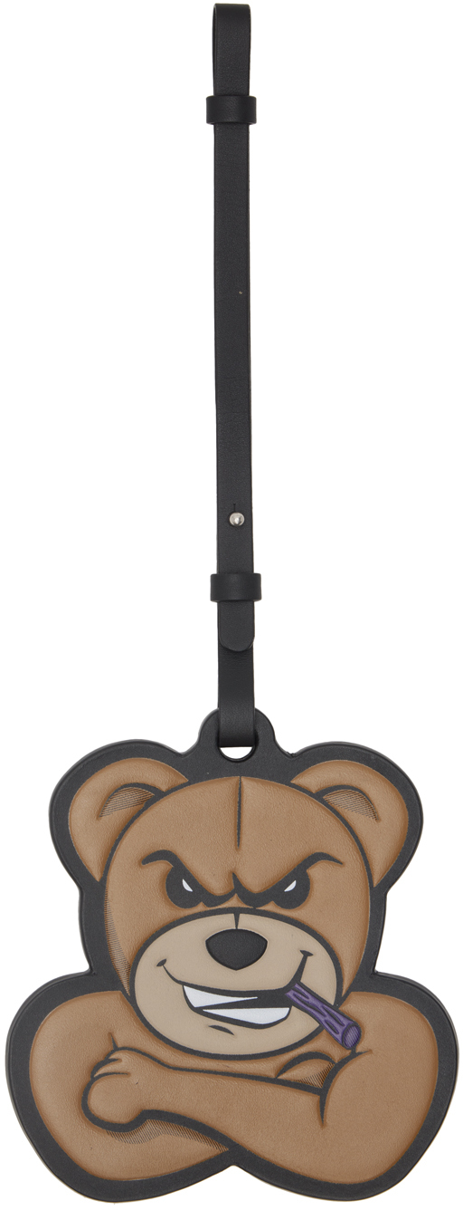 Moncler Genius: Brown Bear Patch Keychain | SSENSE