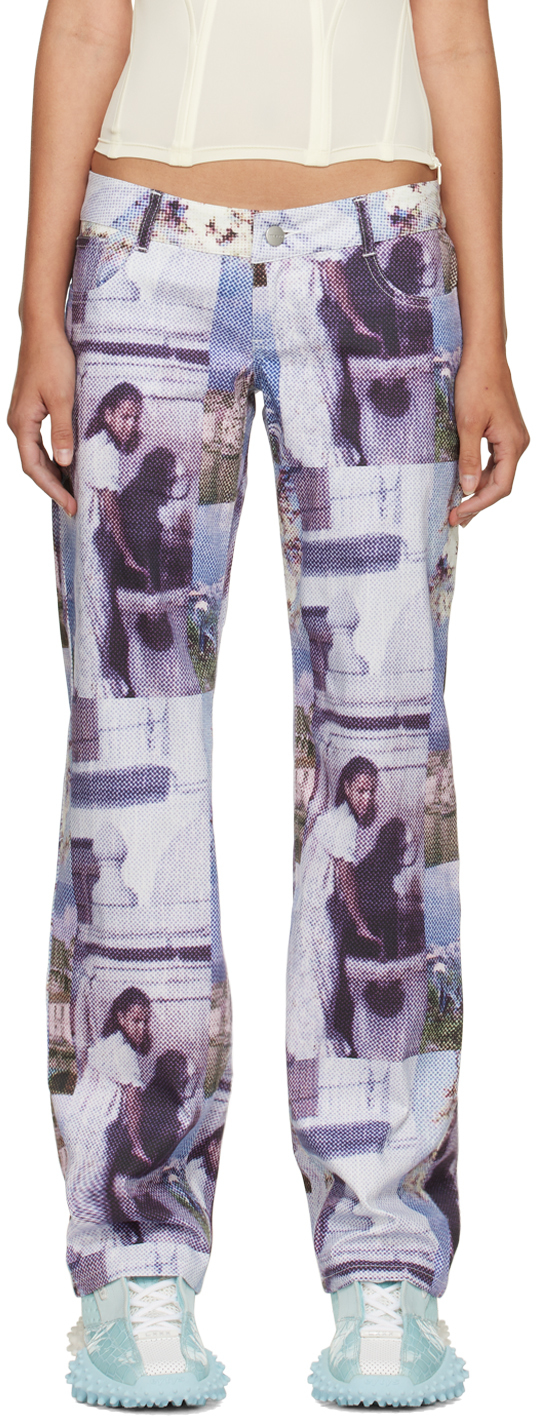 Miaou: 紫色 Atlas 长裤 | SSENSE