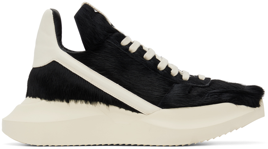 Rick Owens: Baskets Geo Geth noires | SSENSE France
