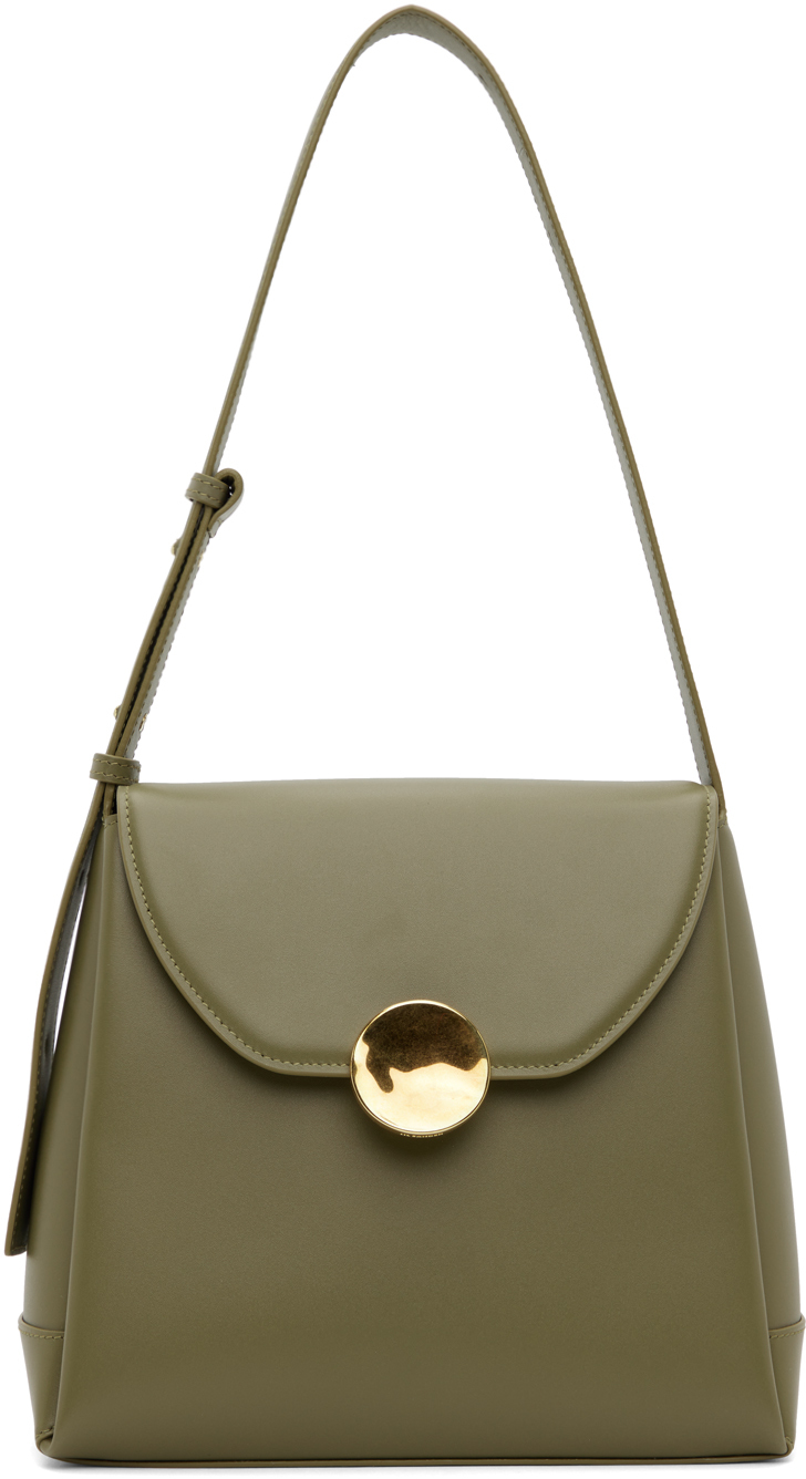 Jil Sander: Sac Victor vert | SSENSE France