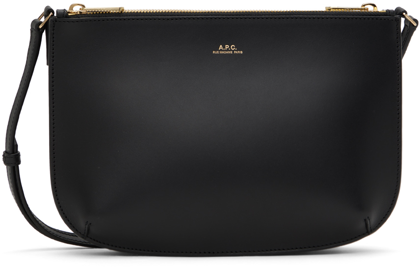 A.P.C.: Sac Sarah noir | SSENSE France