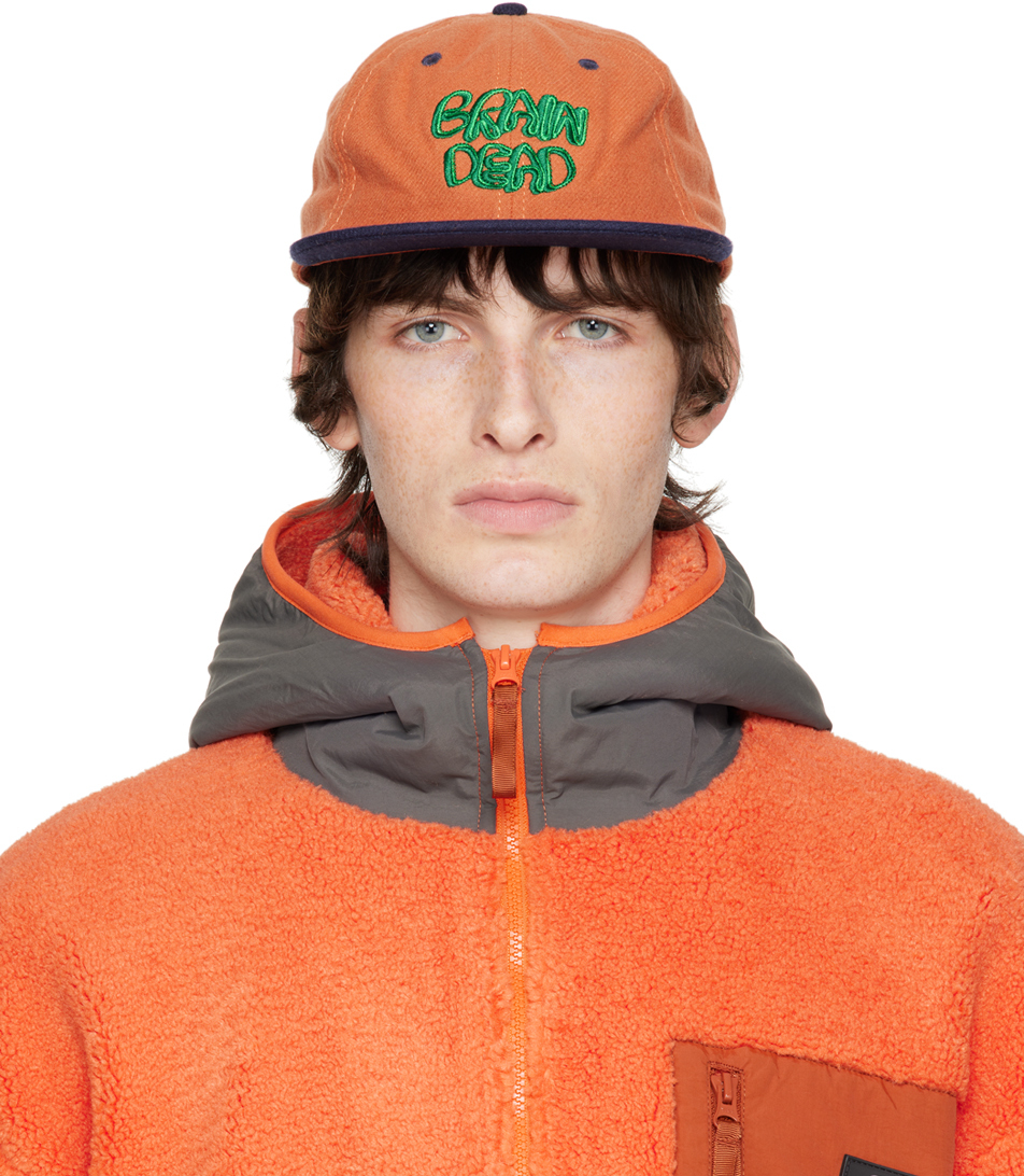 Brain Dead: Orange Plato Cap | SSENSE UK