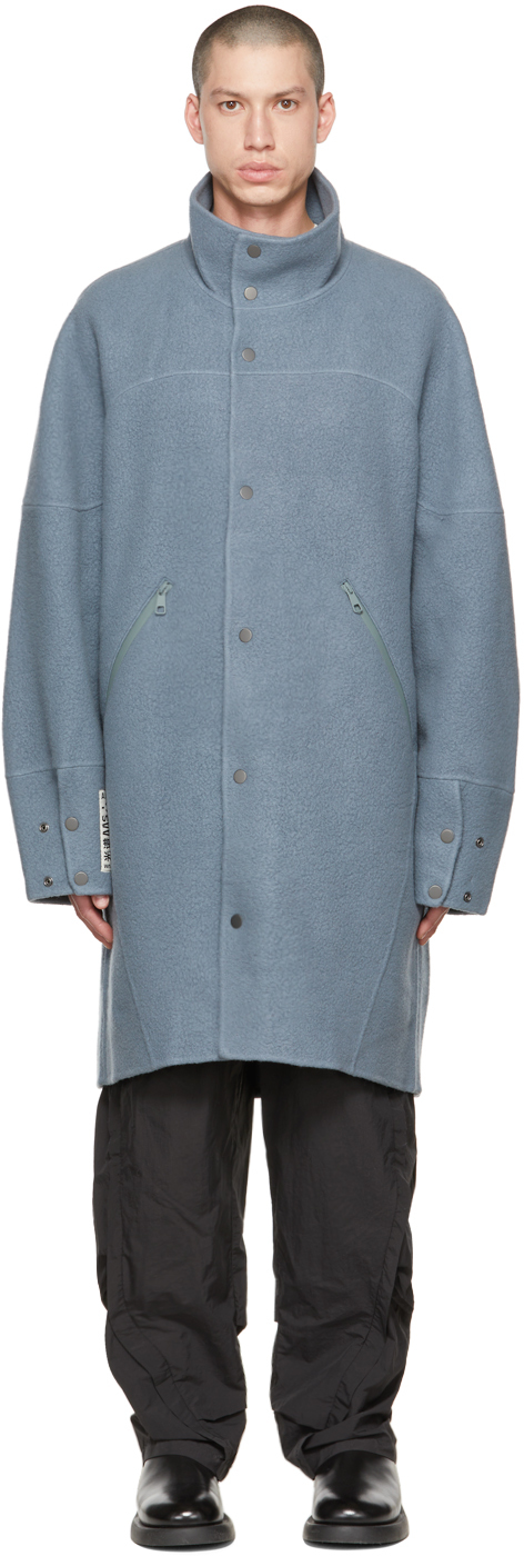A. A. Spectrum: Gray Manua Coat | SSENSE