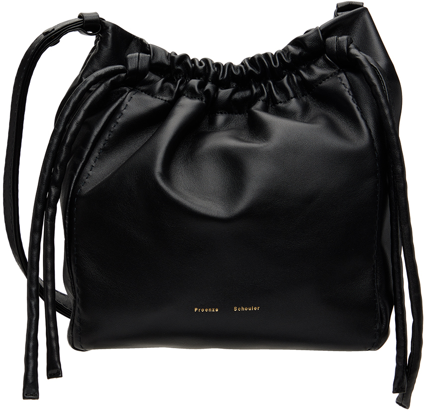 Black Drawstring Bag by Proenza Schouler on Sale