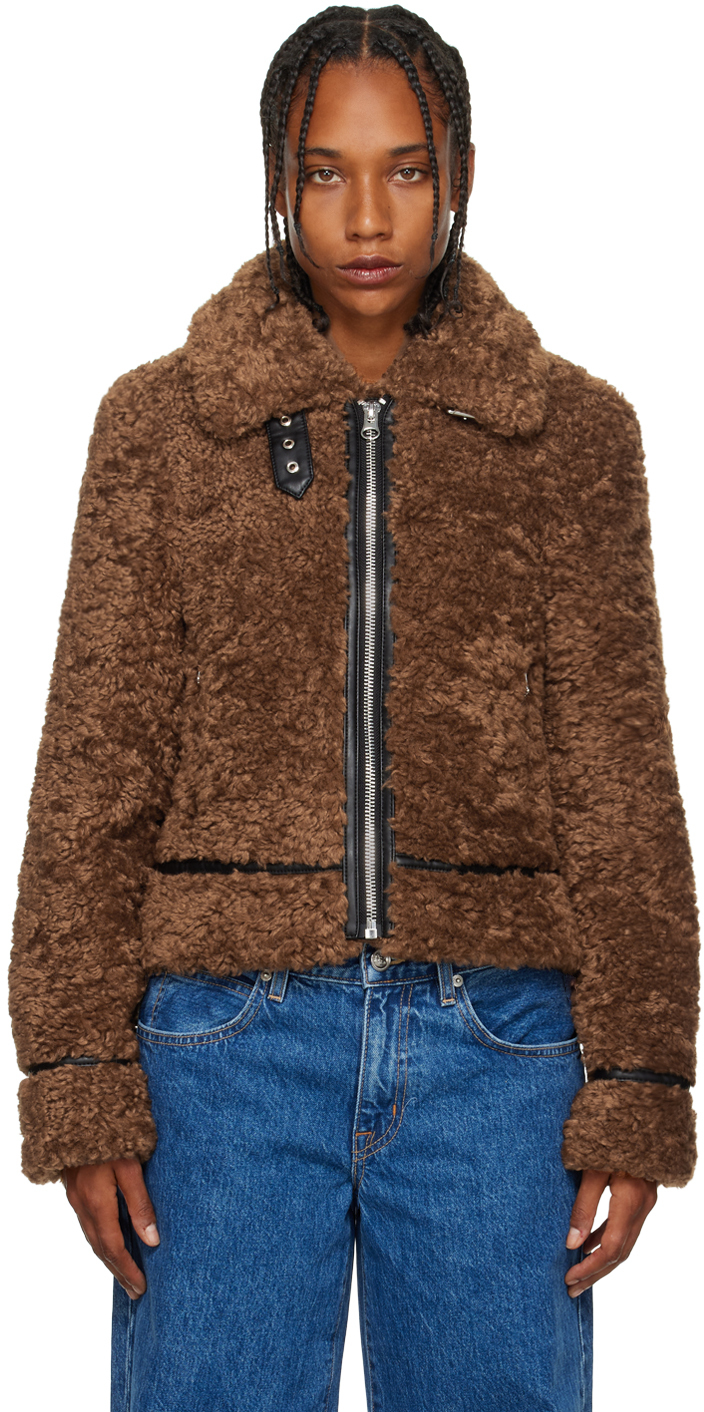 Stand Studio: Blouson Audrey brun | SSENSE France