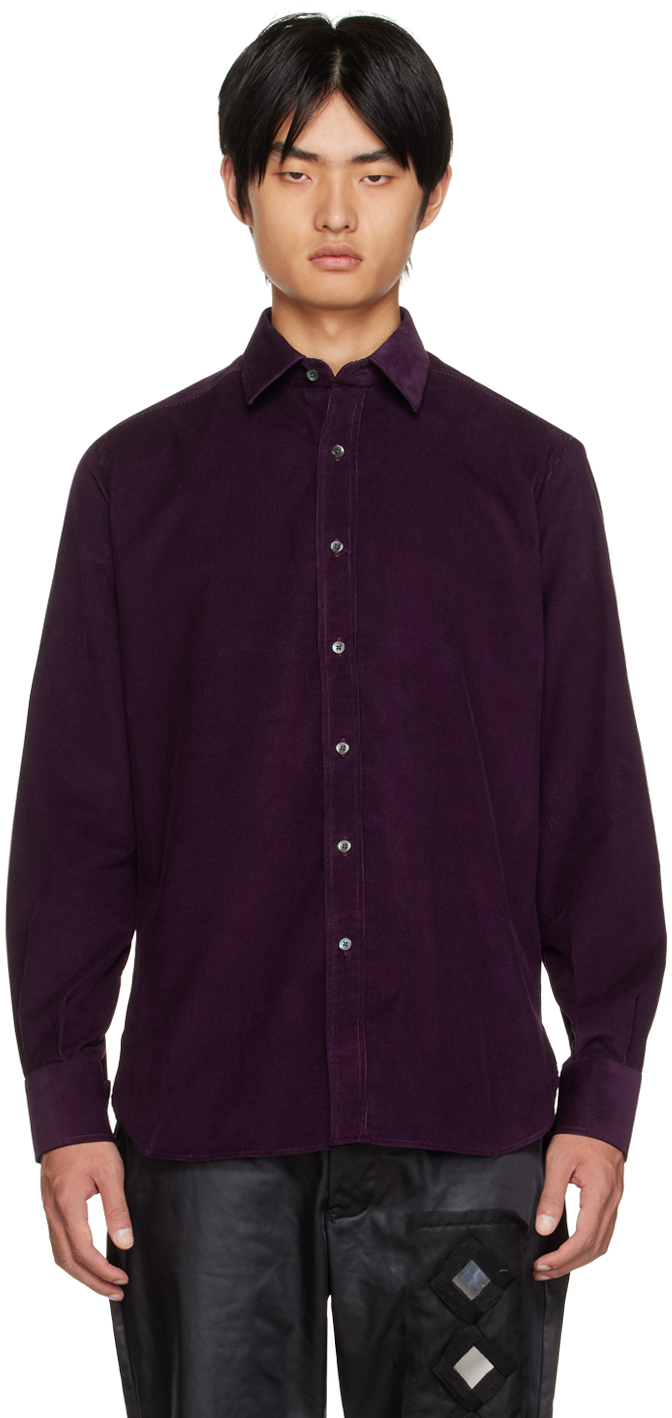 Purple Gusset Shirt by Sébline on Sale