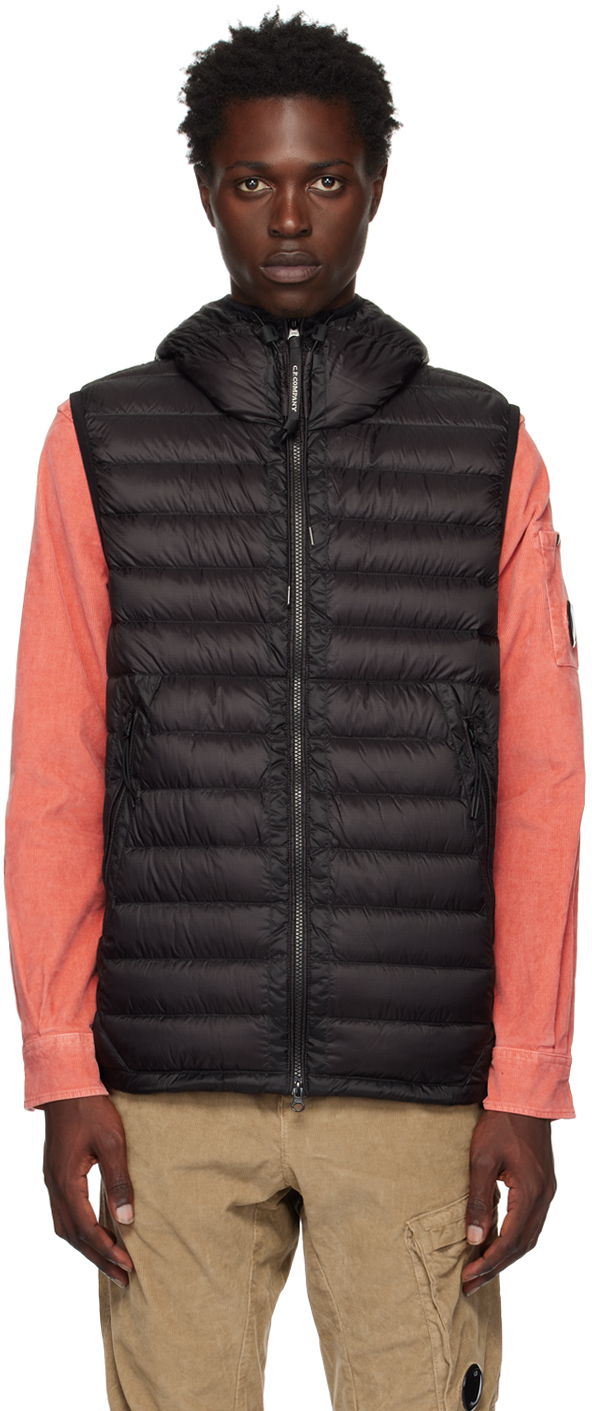 C.P. Company Black D.D. Shell Goggle Down Vest