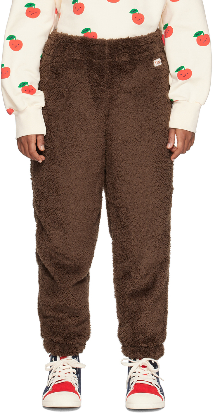 Kids Brown Polar Sweatpants by TINYCOTTONS | SSENSE
