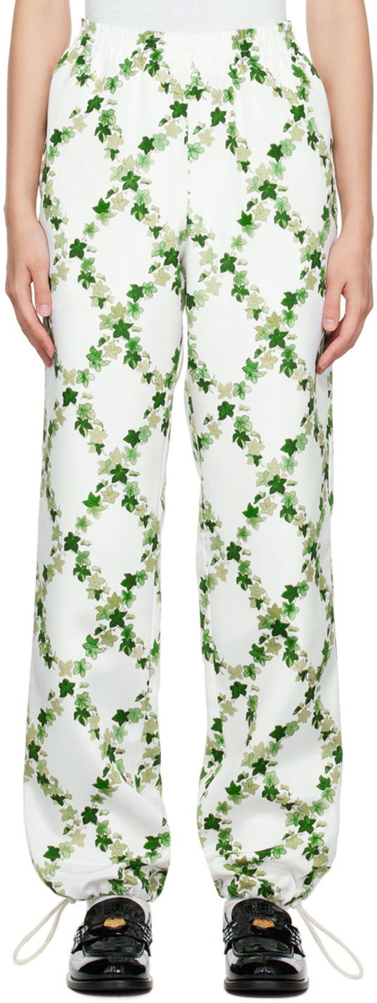 Tanner Fletcher: White Ivy League Lounge Pants | SSENSE Canada