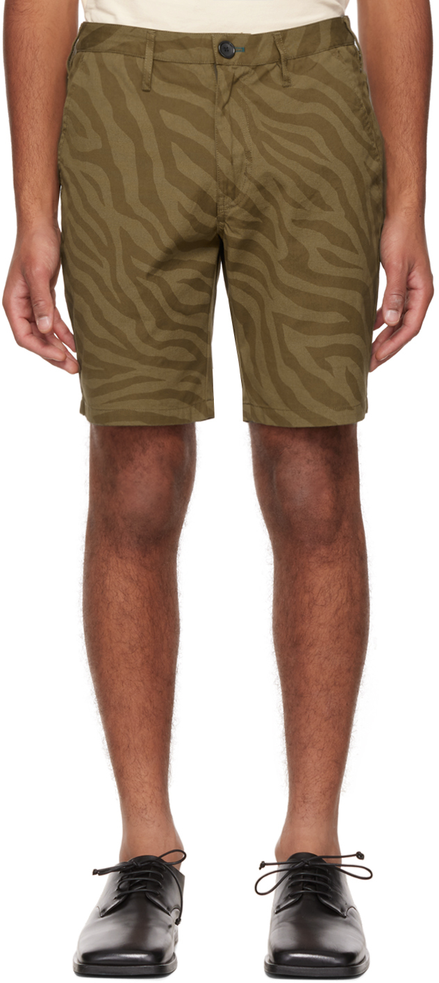 Green Zebra Shorts by PS by Paul Smith on Sale