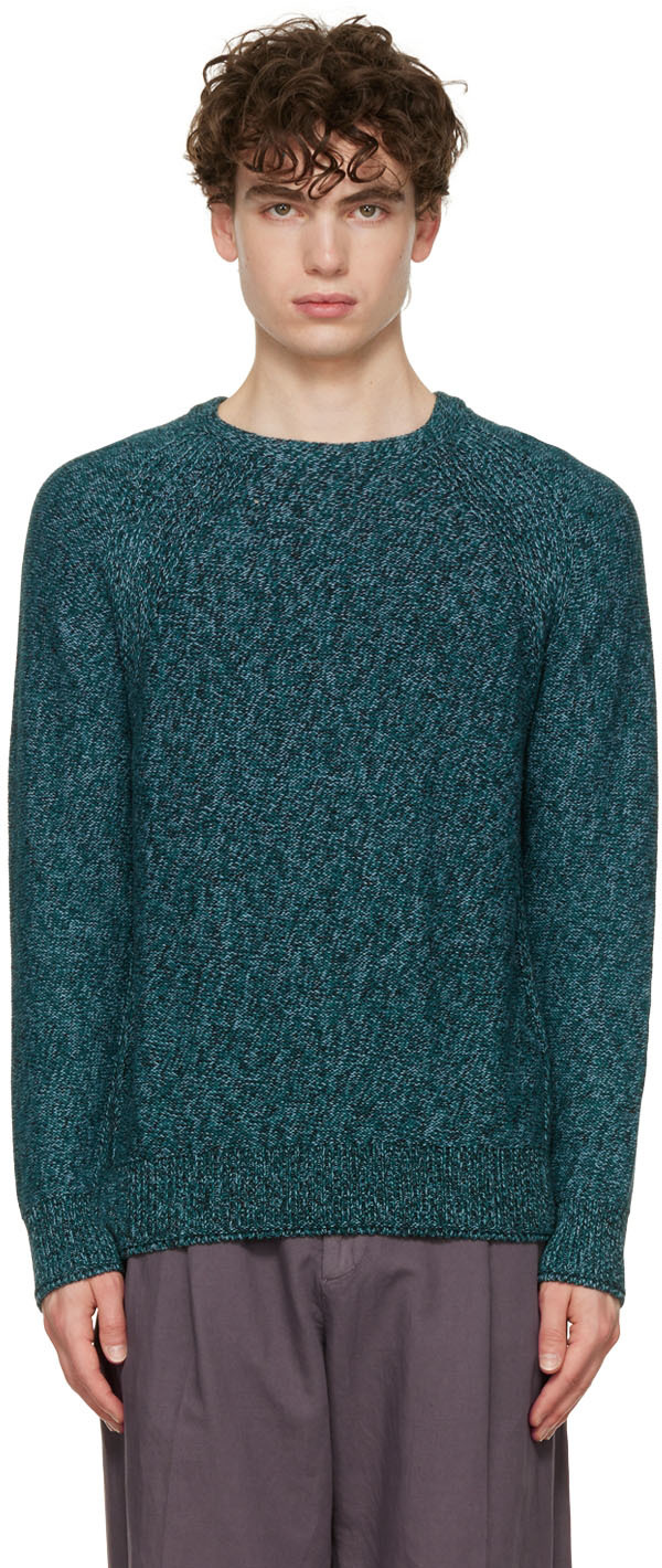 Pull vert en tricot PS by Paul Smith en solde