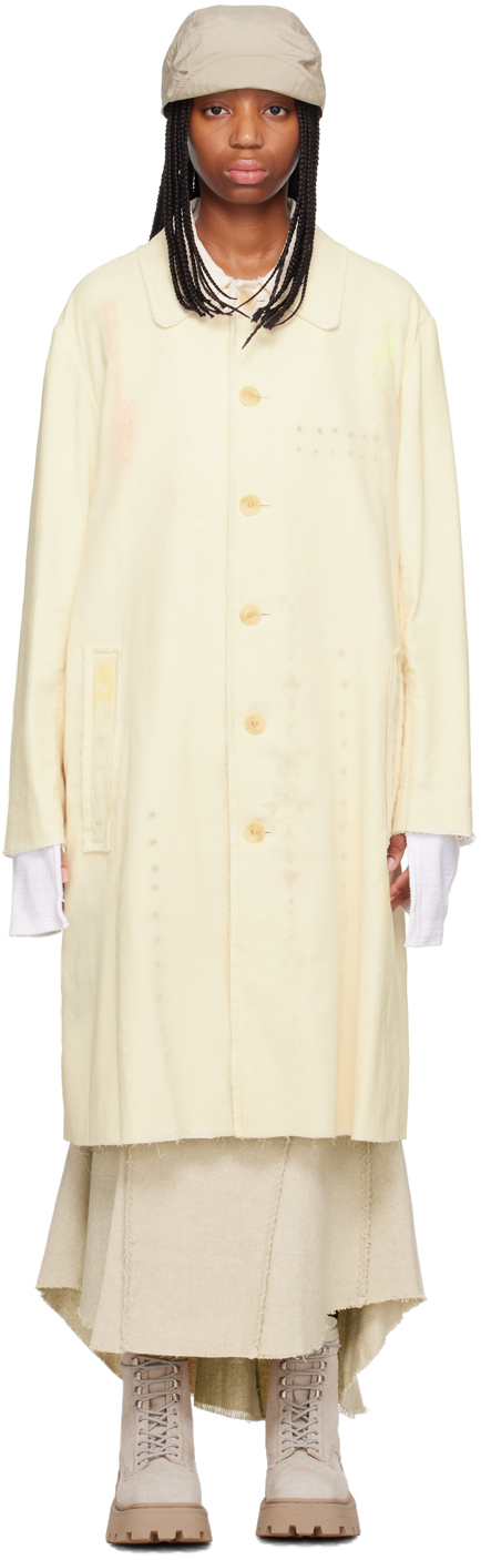 HYEIN SEO: Off-White Double Layer Coat | SSENSE