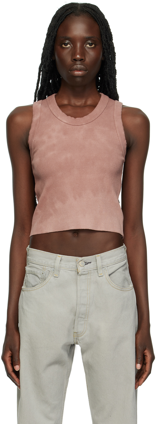 Pink Micro Tank Top by NotSoNormal on Sale