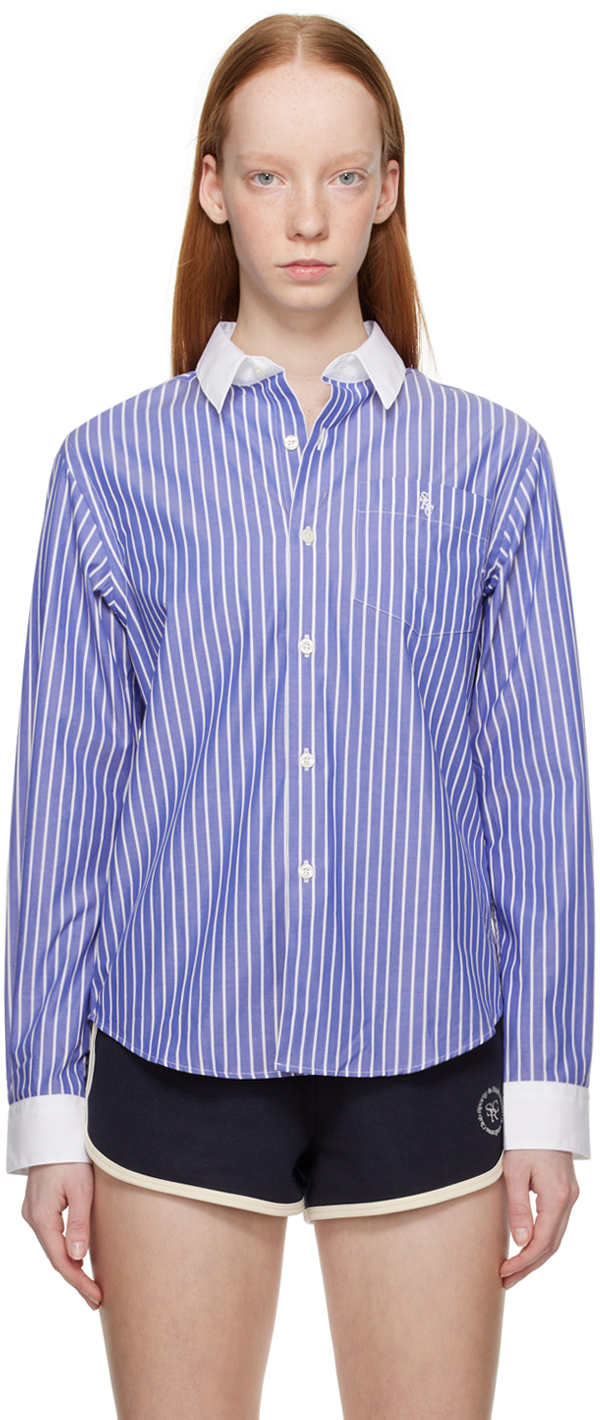 Sporty & Rich: Blue Cimone Shirt | SSENSE