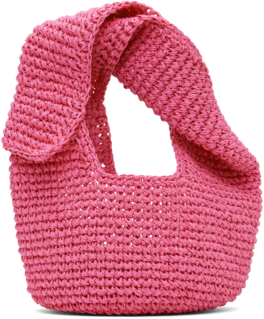 Pink Mini Eight Bag by Lado Bokuchava on Sale