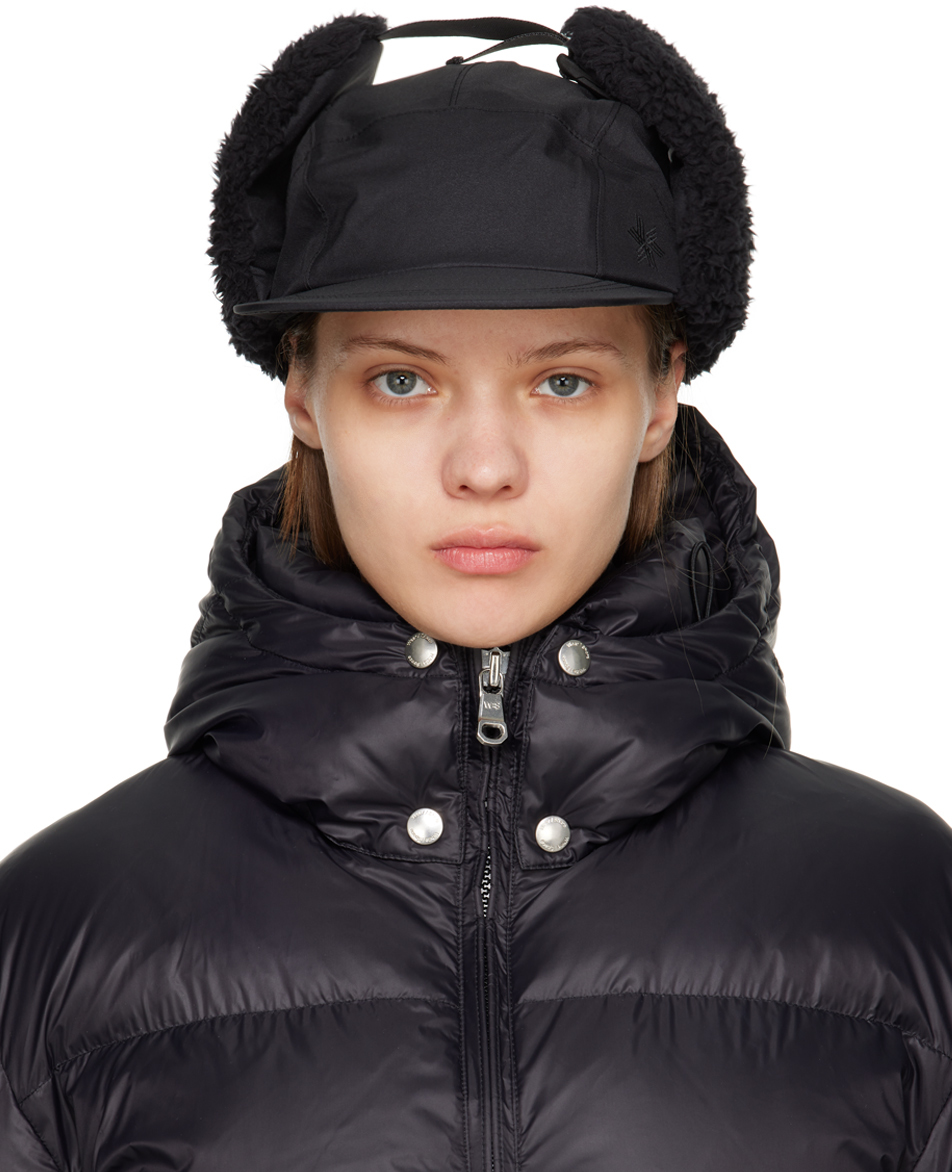 Goldwin: Black Fly Air Field Jet Cap | SSENSE UK